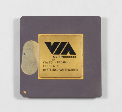 Socket 370 CPU - VIA C3 - 800AMHz - 800MHz - Samuel 2 - TESTED | eBay