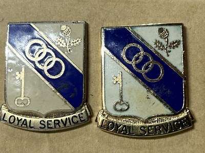 Pair of 503rd Support Battalion Distinctive Unit Insignia Army Crest ...