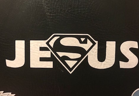 Superman Jesus Logo
