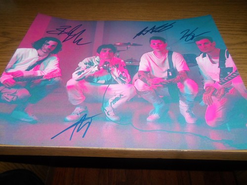 CROWN THE EMPIRE autographed/signed 11x14 photo ANDREW ROCKHOLD HAYDEN ...