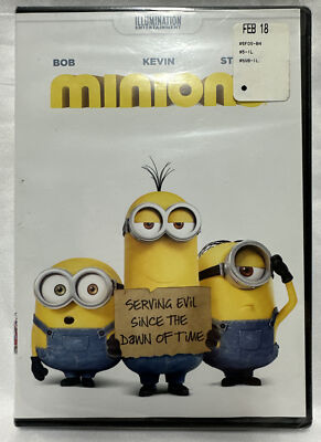 Minions DVD Video SEALED 2015 Universal Sandra Bullock Bob Kevin Stuart ...