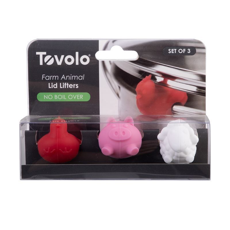 Tovolo - Pot Lid Lifters set of 3 Farm Animals | eBay