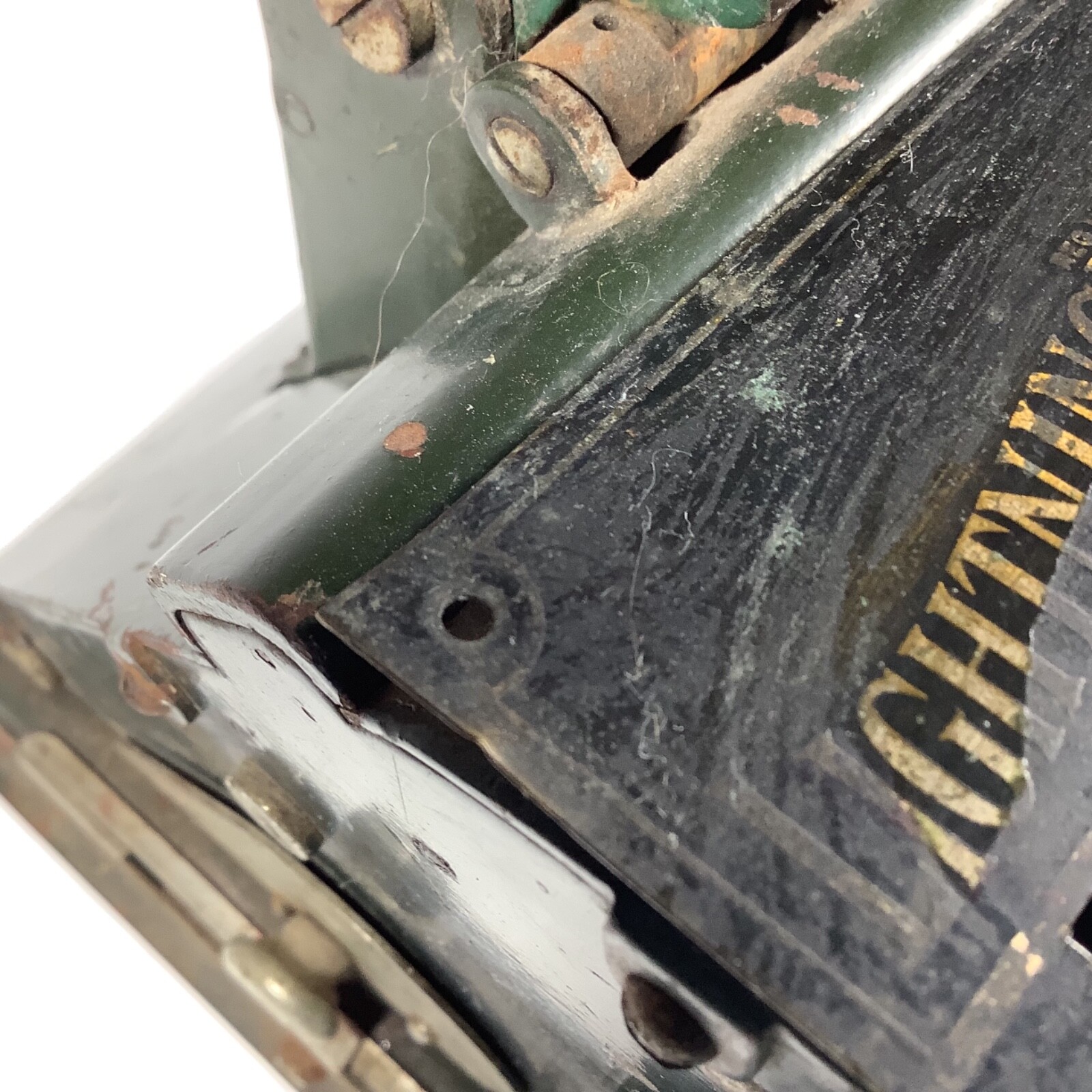 Vintage Hedman Mfg. Co. Lightning Check Writer Antique Office Decor ...