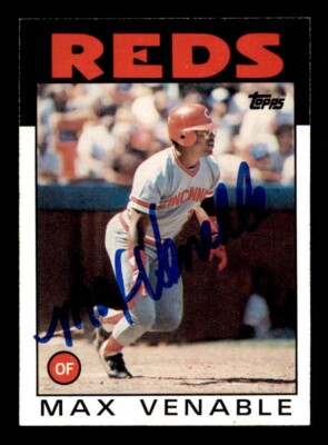 1986 Topps Baseball #428 Max Venable Signed Autograph (No COA) | eBay