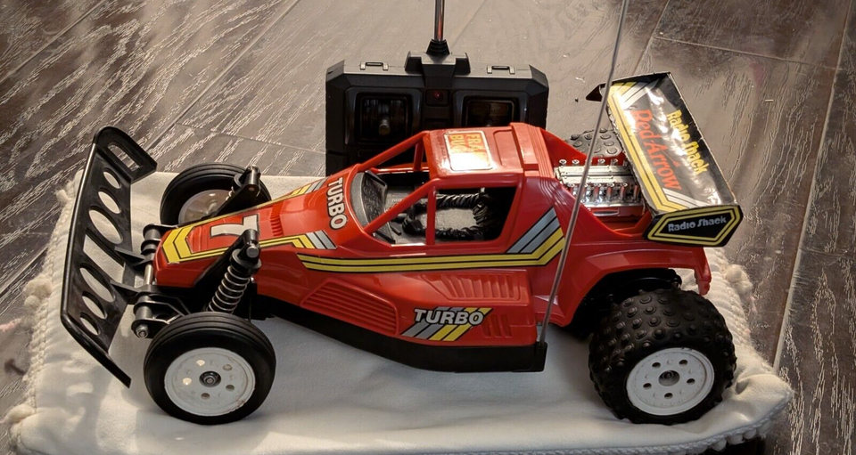 1988 RADIO SHACK RED ARROW Dune Buggy 1:10 RC CAR with Remote Control ...