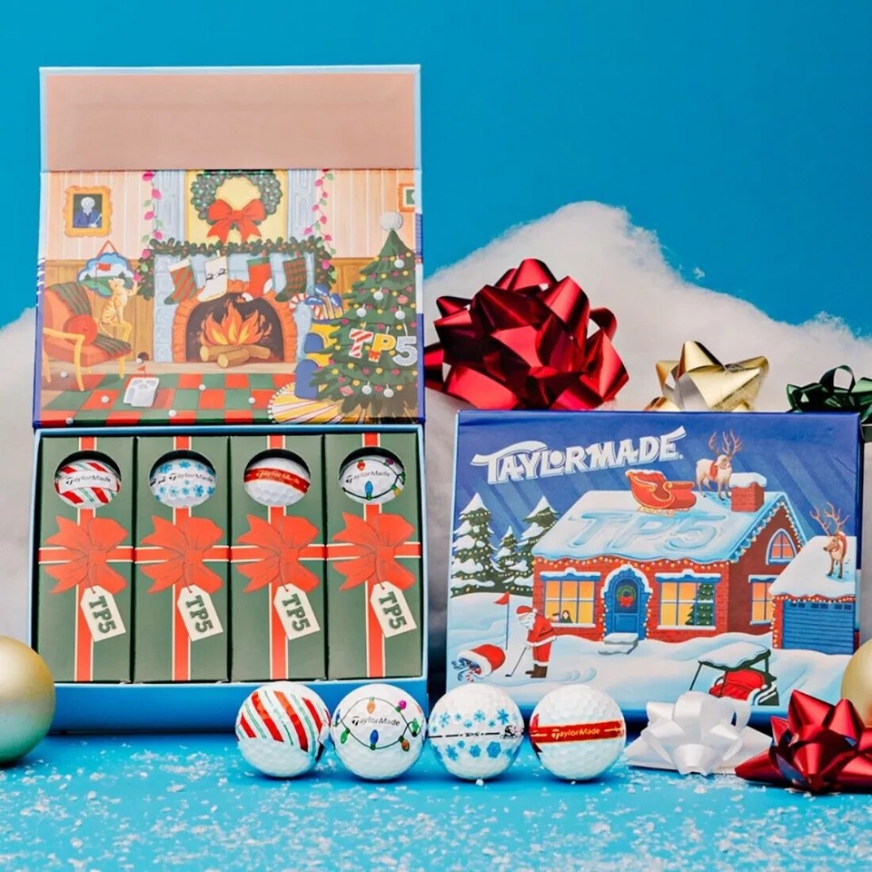 TaylorMade TP5 Pix Stripe Holiday Golf Ball 1 Dozen Limited Edition ...