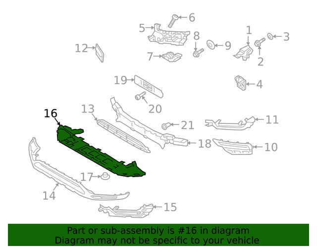 VOLVO XC90 MK2 FRONT BUMPER AIR GUIDE 31353372 31404141 ORIGINAL for ...