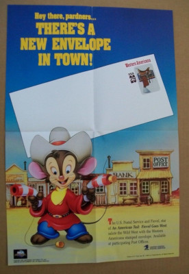 1992 US Postal Service USPS poster C717 for Western Americana 14 x 21 ...