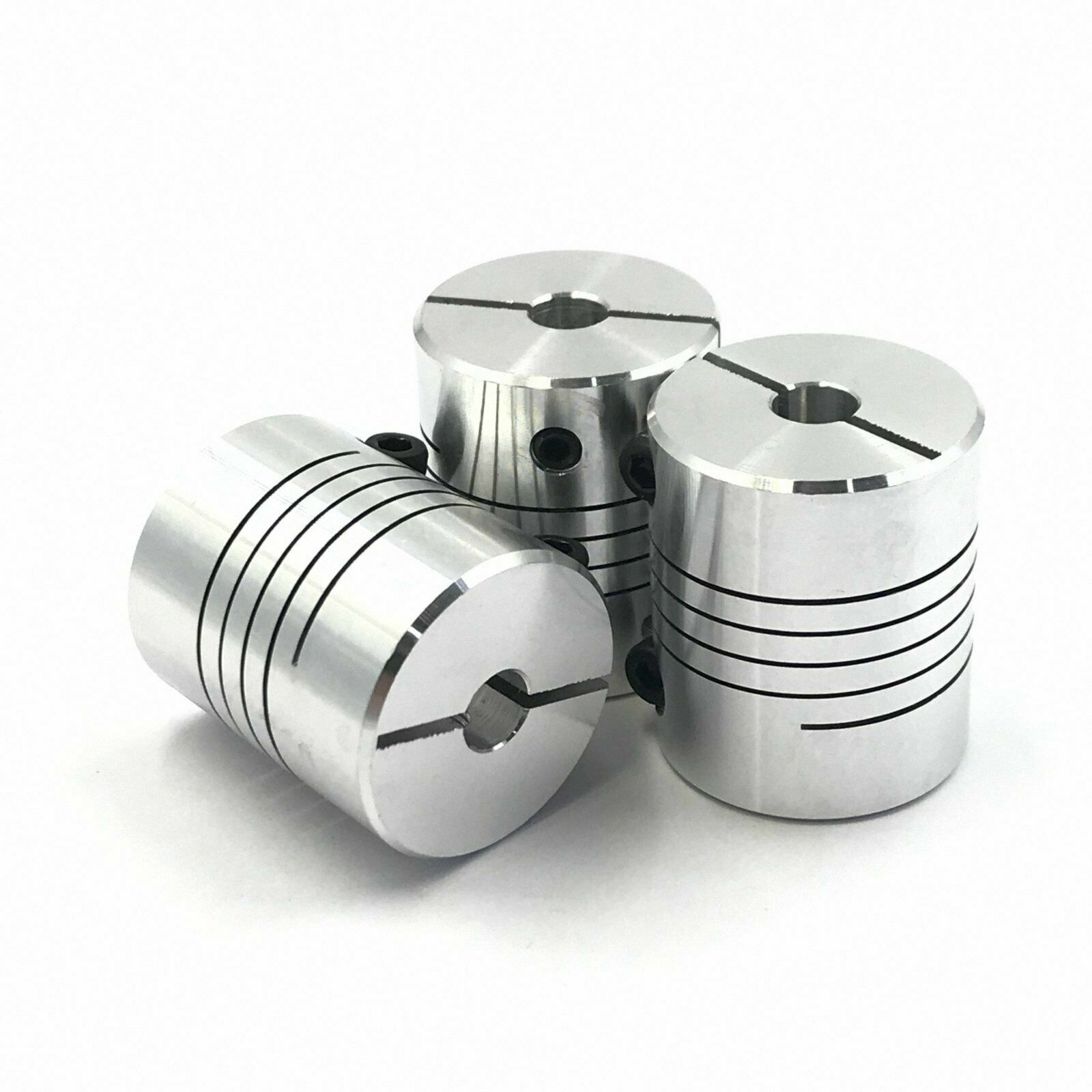 3pcs 12 x 12mm Flexible Shaft Coupling Stepper Motor Coupler Connector ...