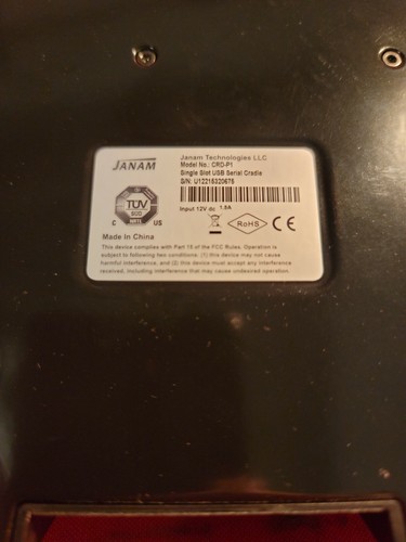 Janam XM66 Mobile Computer/Handheld Barcode Scanner XM66W w/charging ...