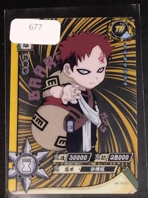 TR Gaara Naruto Trading Card Anime CCG TCG | eBay