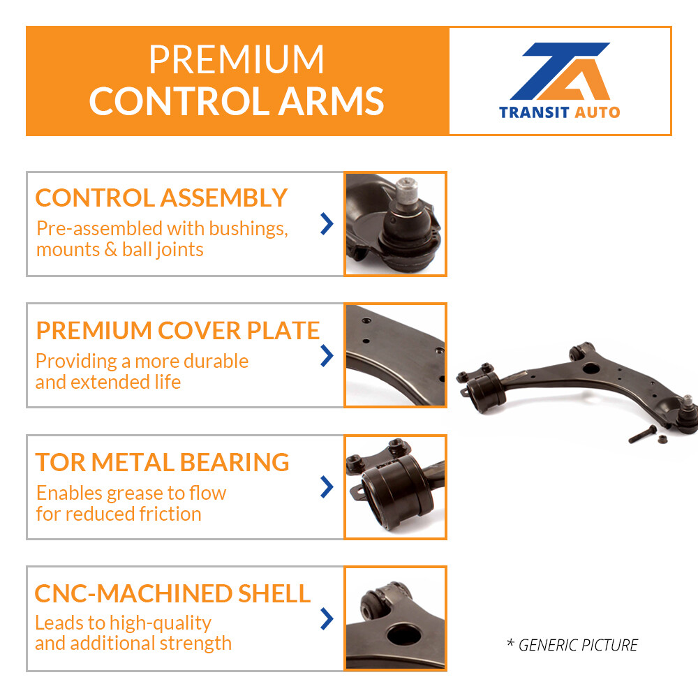 Front Left Lower Suspension Control Arm For Honda Civic Acura EL | eBay