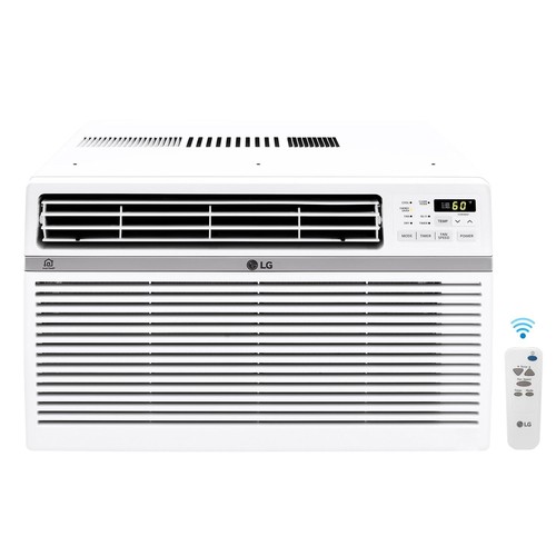 LG 18,000 BTU Smart Window Air Conditioner 230/208V Cools Room ...