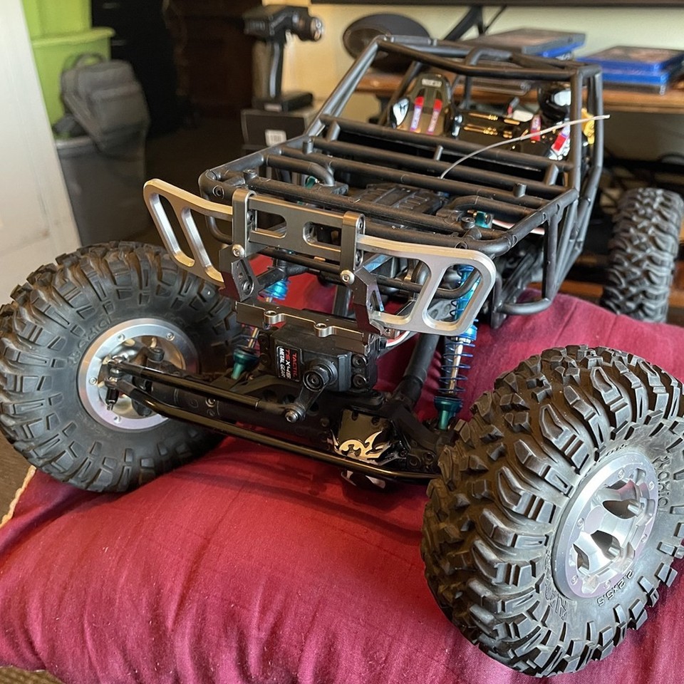 Metal Front Bumper Bull Bar for Axial Wraith Spawn 1/10 RC Crawler ...