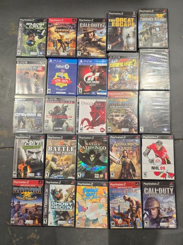 TESTED & WORKING LOT of 25 Assorted Playstation (PS2, PS3, PS4) Games ...