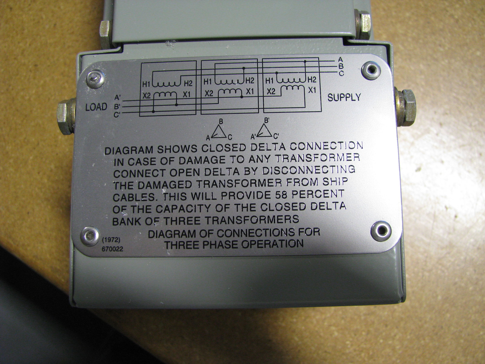 L3 COMMUNICATIONS TRANSFORMER # 24970GS NSN: 5950-01-302-0393 # 1931-1 ...