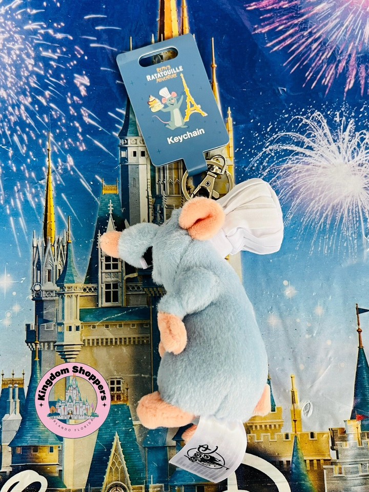 Disney Parks Bag Charm Keychain Plush Remy Ratatouille Epcot France New ...