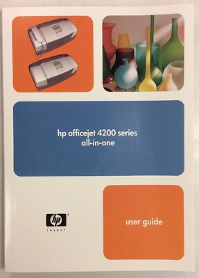 HP Officejet 4200 Series All In One User Guide 2004 Softback Manual ...