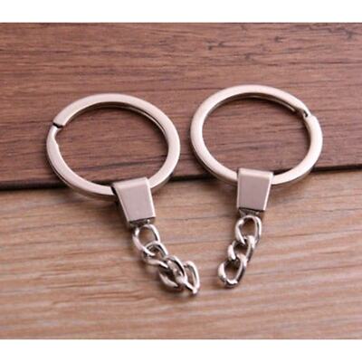 Quality 5 Blank Keyring Keychain Key Chain Ring Findings Split Rings ...