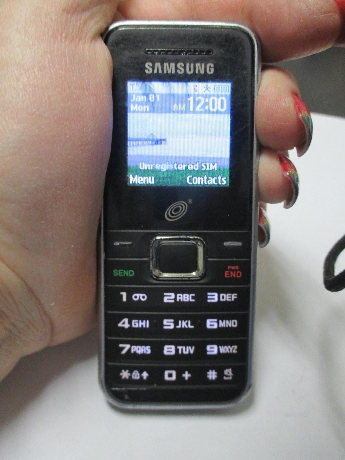 Samsung SGH S125G - Black On Silver (TracFone) Cellular Phone | eBay