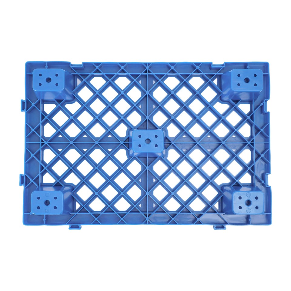 100kg/220.46lbs 6 Pcs Interlocking Storage Plastic Pallets Rectangular ...