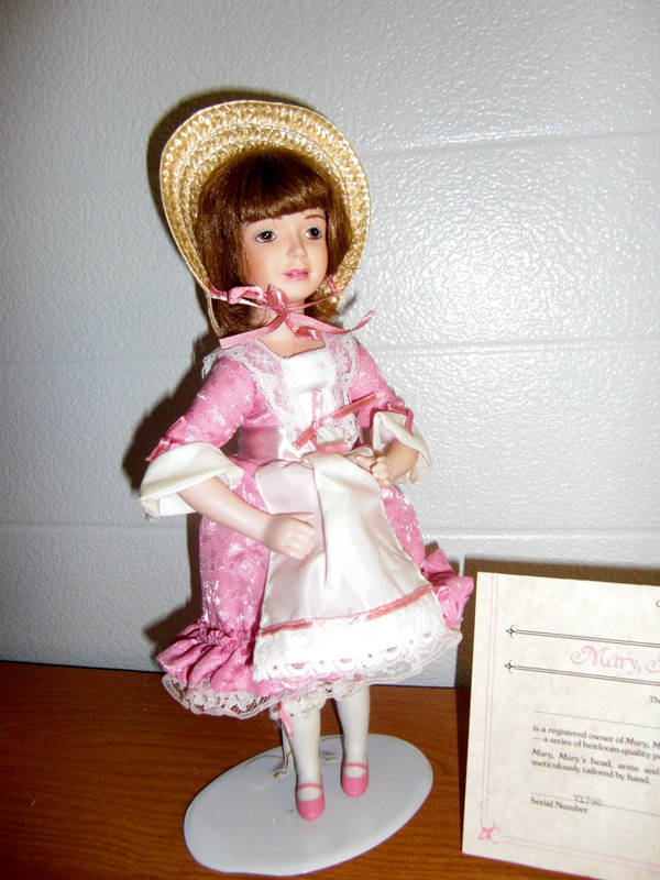 Danbury Mint 12" Mary, Mary, Quite Contrary Porcelain Doll ~ New | eBay