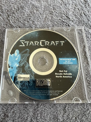 RARE VARIANT StarCraft Game Windows 95 & NT CD-ROM Disc Only 1997 | eBay