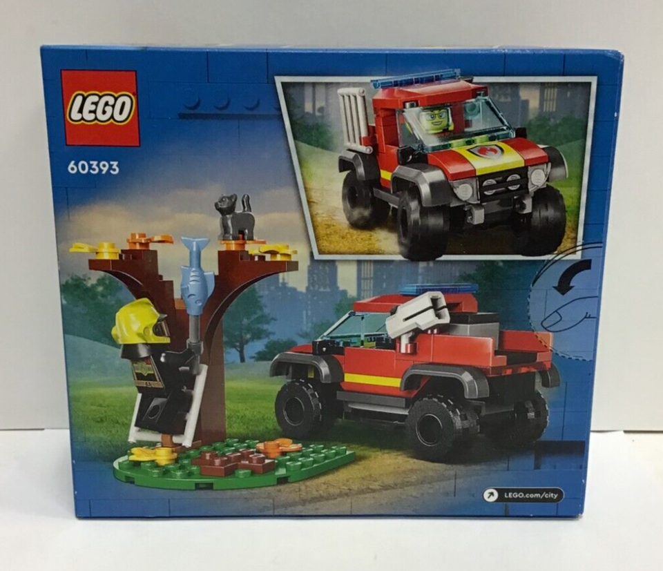LEGO CITY: 4x4 Fire Truck Rescue (60393) Building Set 673419375252| eBay