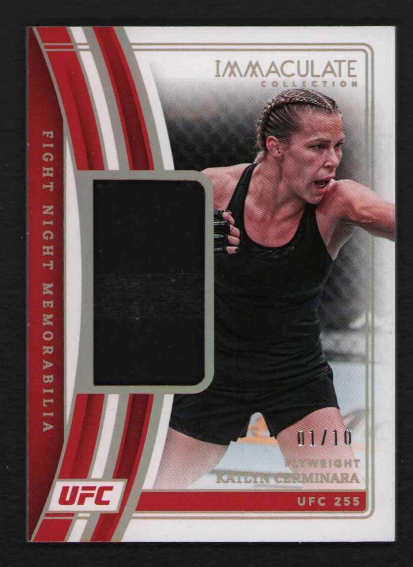 2023 UFC Immaculate Katlyn Cerminara Fight Night Patch 1/10 | eBay