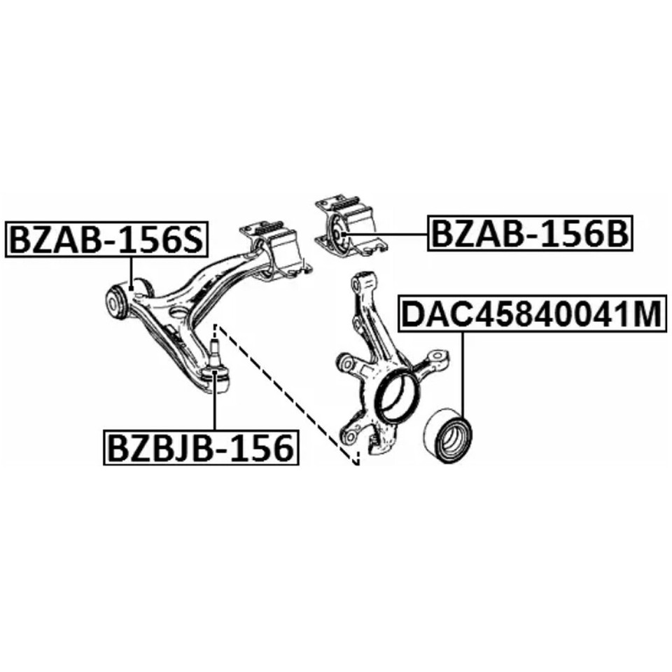 Lower Control Arm Bushings Front Arm Set 2463330114 For Benz W246 W176 ...