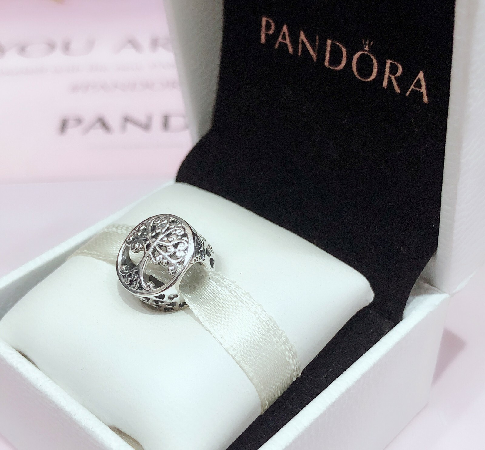 NEW Authentic PANDORA 925 ale Family Tree Roots Love Grows Charm ...