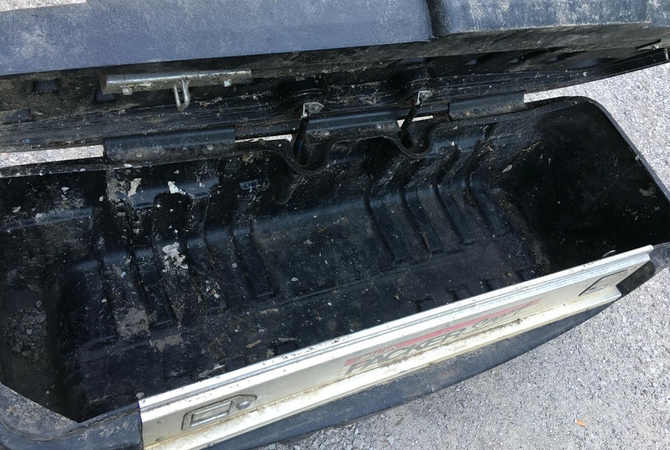 Delta Packer Sport Poly Truck Tool Box 57 x 22 bed deck storage plastic ...