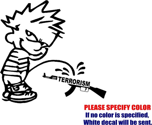 Vinyl Decal Sticker - ANTI TERRORISM #01 Terrorist ISIS Car Truck ...