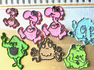 Complete Set of 7 Freakies Magnets Cereal Premiums Prizes Vtg 1975 | eBay