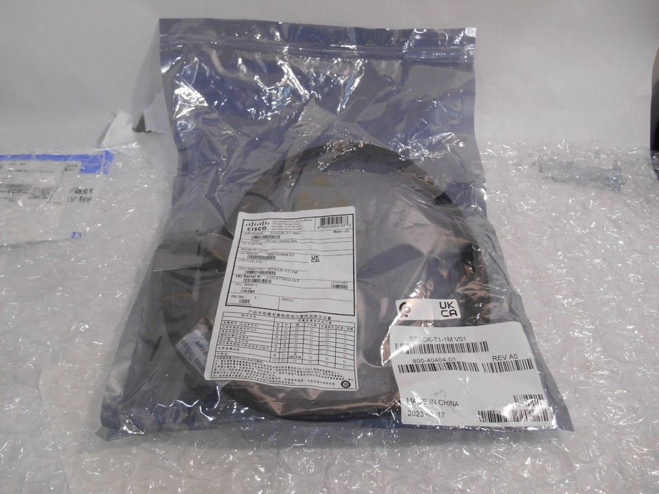 Genuine Cisco STACK-T1-1M Stacking Cable, 1M / 800-40404-01 - NEW ...
