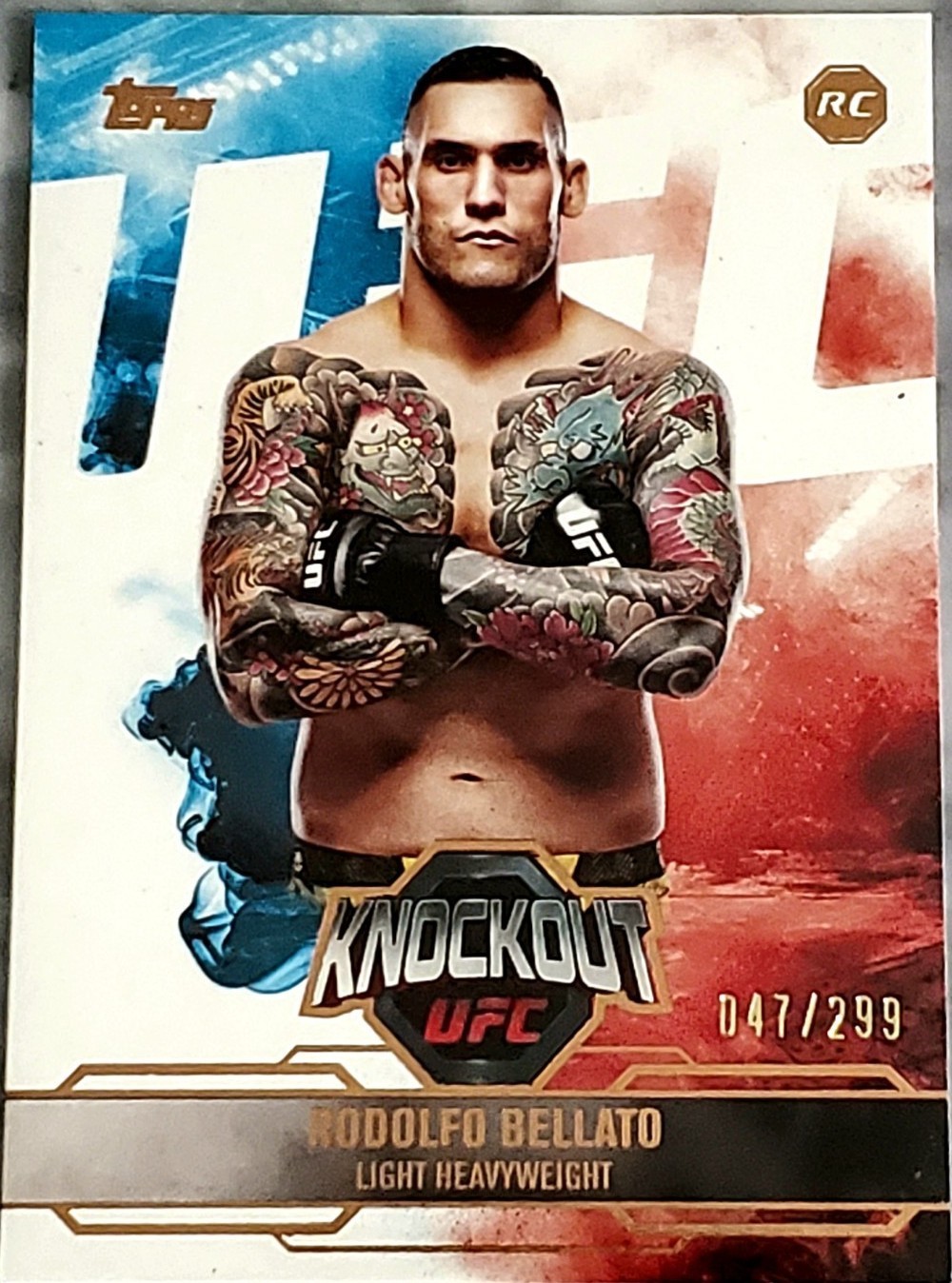 2025 Topps UFC Knockout - Rodolfo Bellato #57 Bronze /299 (RC) for sale ...