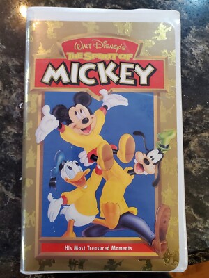 The Spirit of Mickey (1998) Walt Disney movie- VHS Disney Clamshell and ...