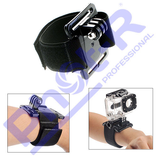 PhotR Adjustable Wrist Strap Mount Accessories Black Band for GoPro ...