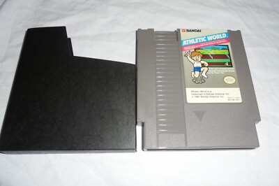 NES ATHLETIC WORLD with Original Sleeve! RARE- Nintendo 1987 | eBay