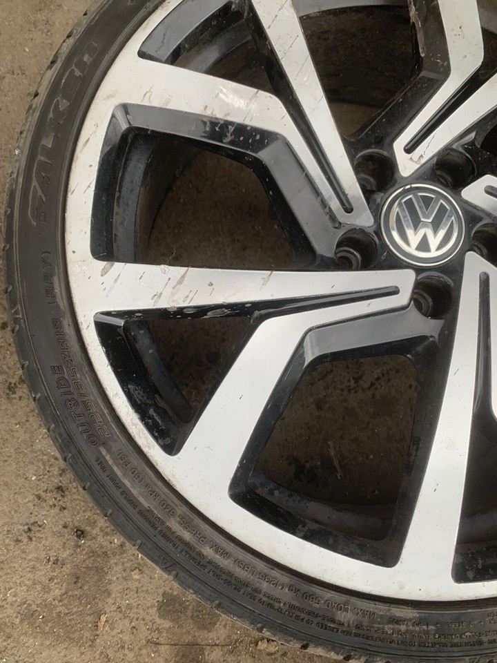 VW GOLF GTI MK7 MK 7.5 2014-2020 SINGLE 19 INCH BRESCIA ALLOY WHEEL ...