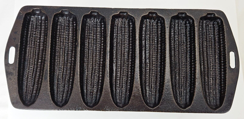 Antique Cast Iron Cornbread Pan 7 Corncob Sticks Pattern H2 Harvest ...