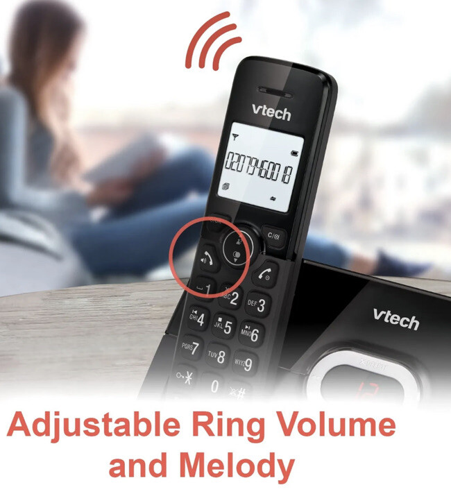 VTech CS2050 DECT Cordless Home Phone Answering Machine Nuisance Call ...