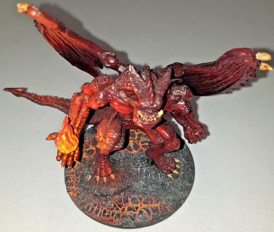 Reaper Miniatures Pro Painted Scorched Earth Pit Fiend Mini For D&D ...