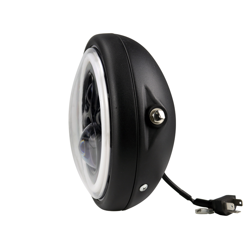 7 Inch Motorcycle Headlight Housing Cover Bucket & Bracket Round ...