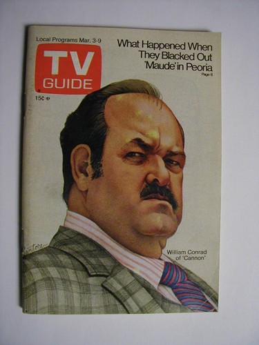 Los Angeles Mar 3 TV GUIDE 1973 CANNON William Conrad THEY BLACKED OUT ...