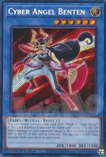 Yugioh - Cyber Angel Benten - 1st Edition Secret Rare NM - Free ...