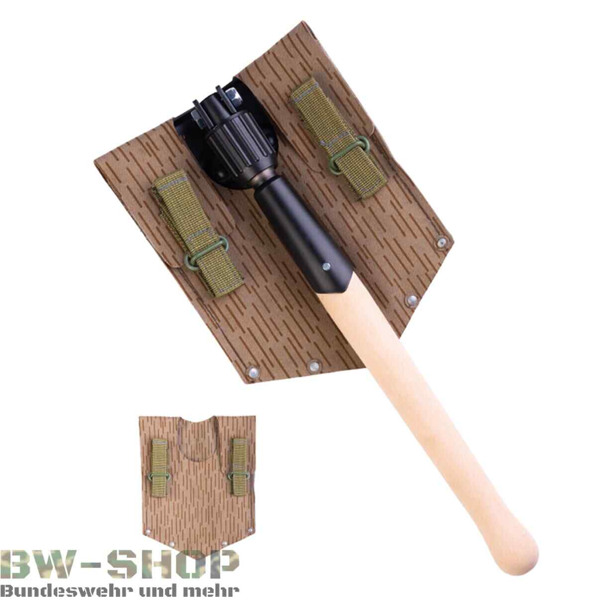 NVA KLAPPSPATEN MIT ORIGINAL HÜLLE STRICHTARN UTV ARMEE FELDSPATEN DDR ...