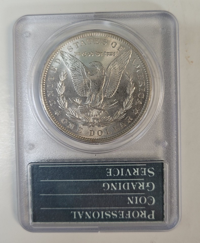 PCGS MS-64 1903-P Morgan Silver Dollar Original Rattler Case | eBay
