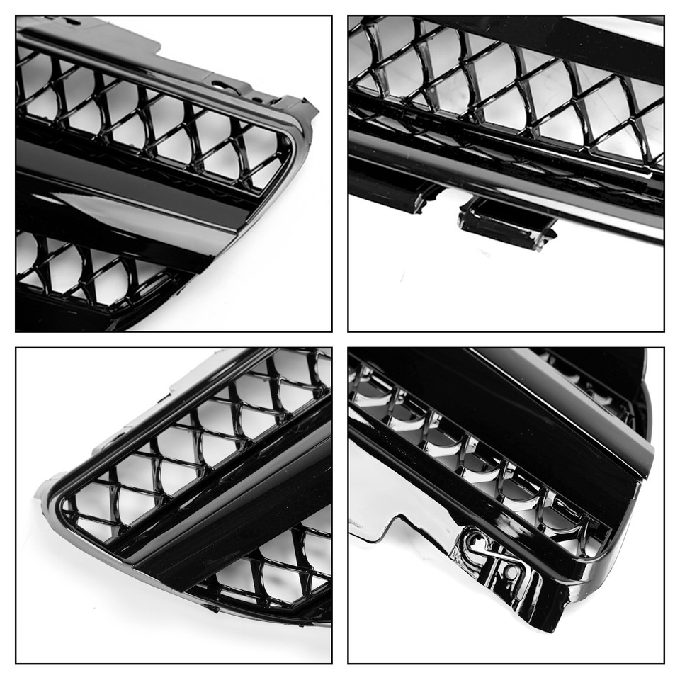 Front Upper Grille Grill For Mercedes R230 SL500 SL600 2003-06 1 Fin ...