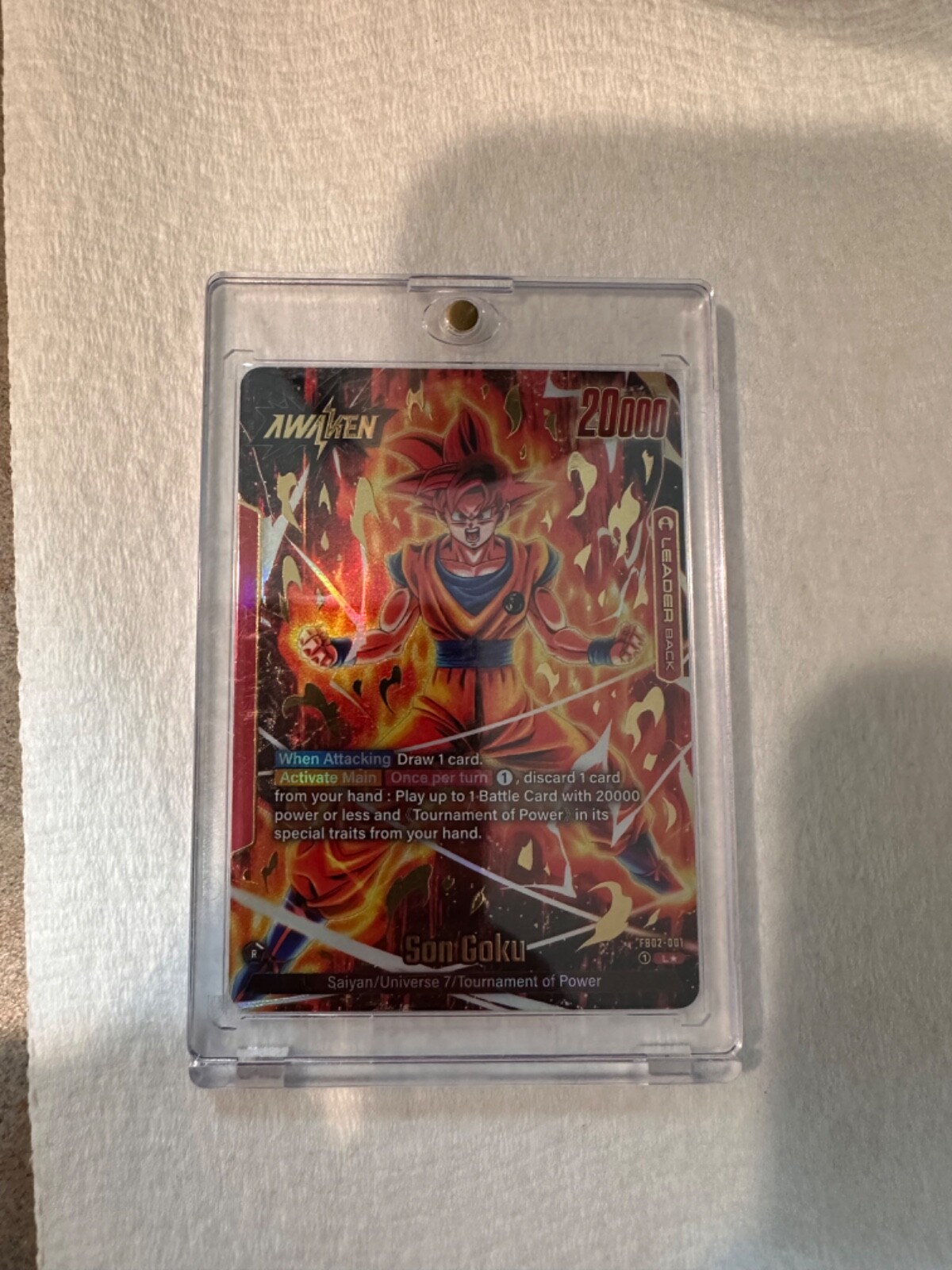 Son Goku Alt Art Leader FB02-001 Alternate Dragon Ball Fusion World - NM | eBay